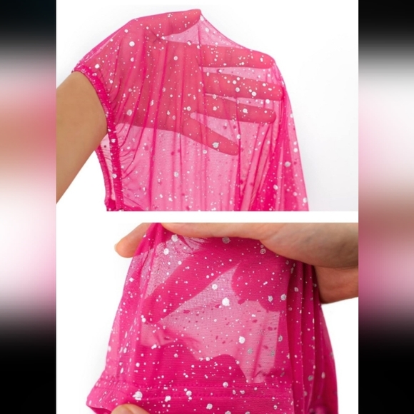 Dresses | Mxrag Womens Square Neck Sparkly Mesh Long Sleeve Ruched Open ...